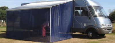 Wind Blockers turn your wind-out canopy into an awning