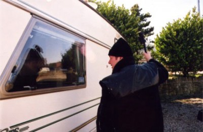 Avoid thefts from your touring caravan