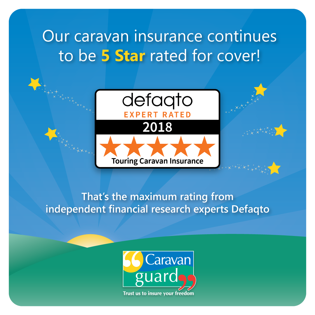 Five star caravan insurance for seven years! - Caravan Guard