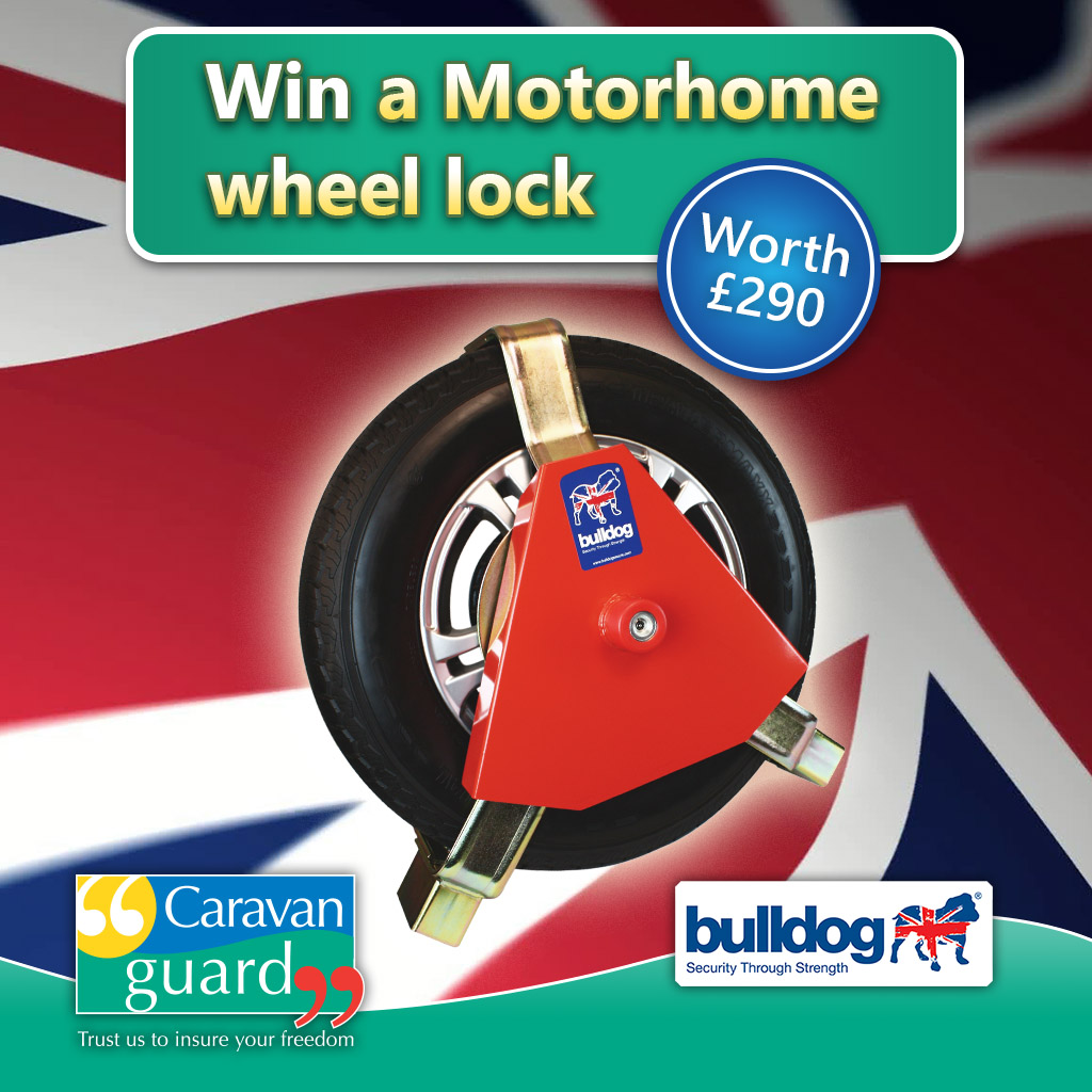 Win Bulldog motorhome wheel clamp