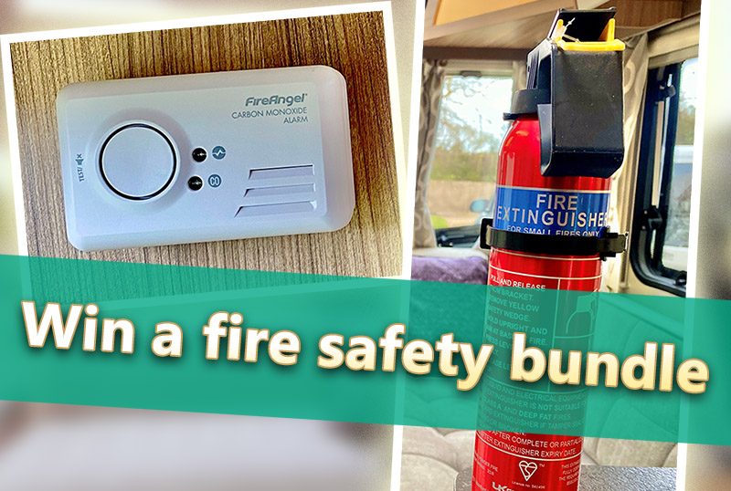 Win a leisure vehicle fire safety bundle - Caravan Guard