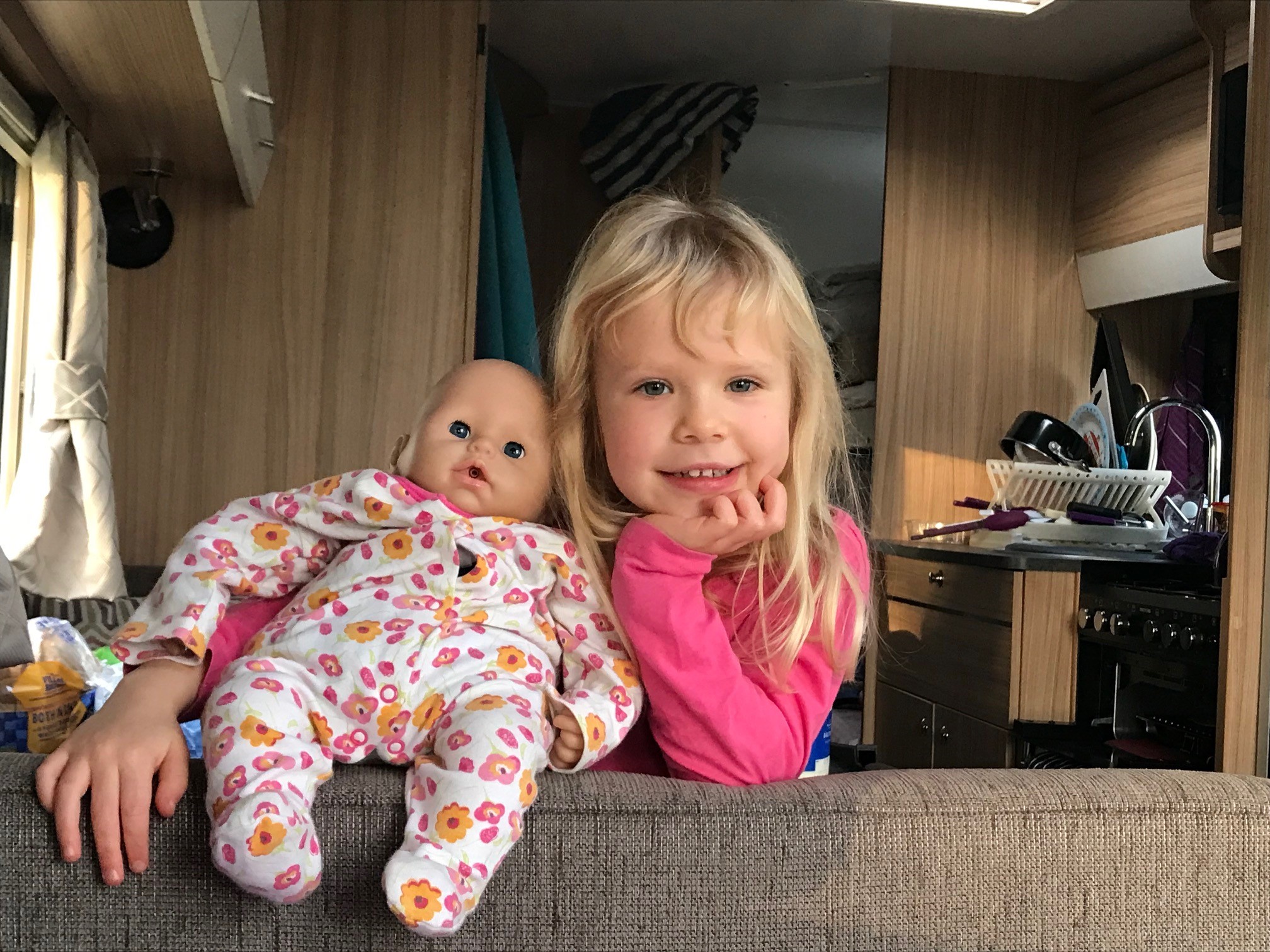 Caravanning with children