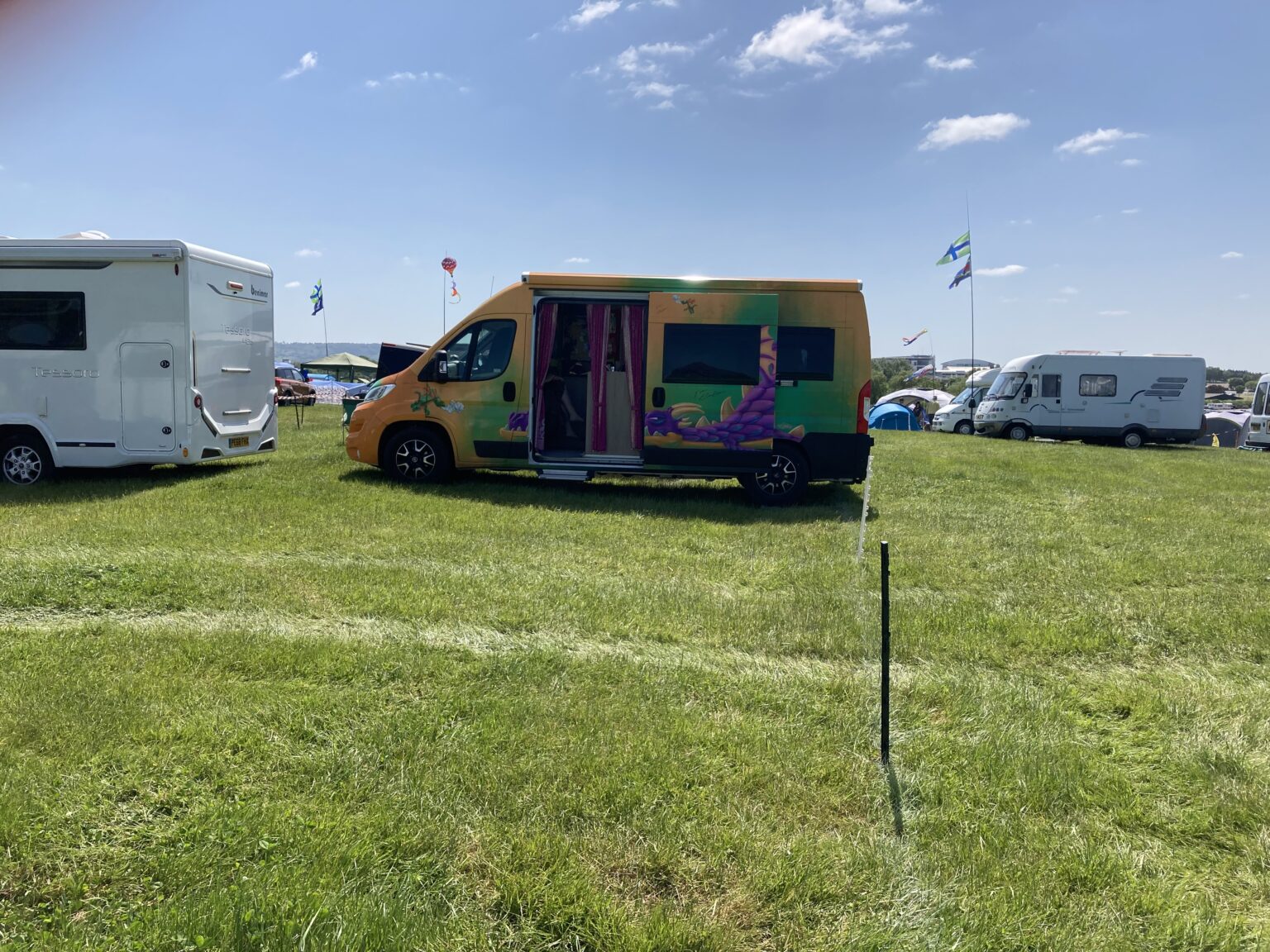 Festivals in a campervan or motorhome
