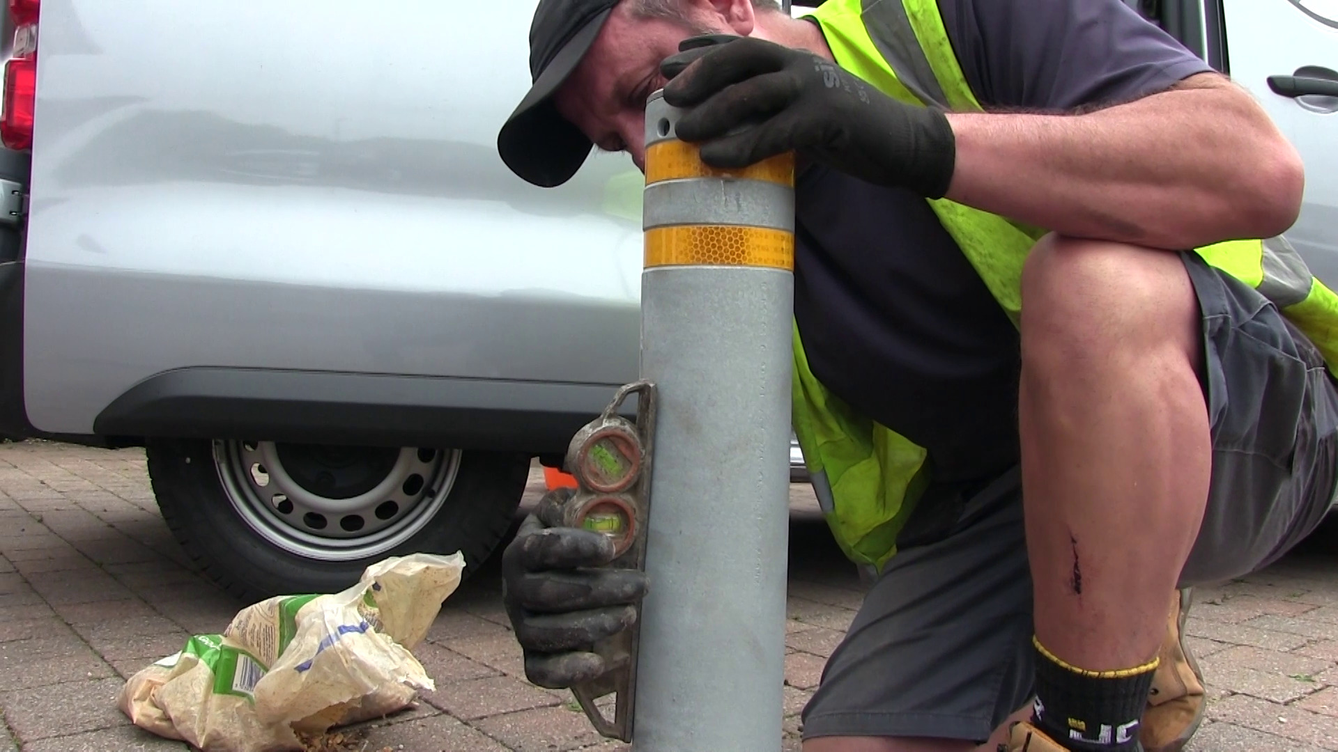 Protect your caravan, motorhome or campervan with a security drive post