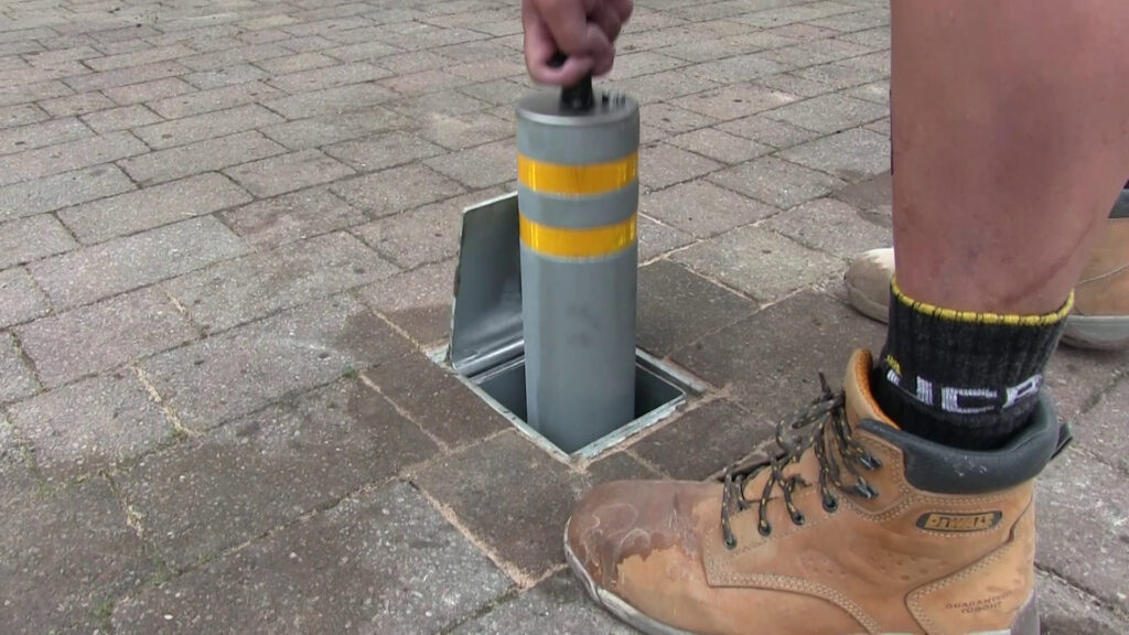 Protect your caravan, motorhome or campervan with a security drive post