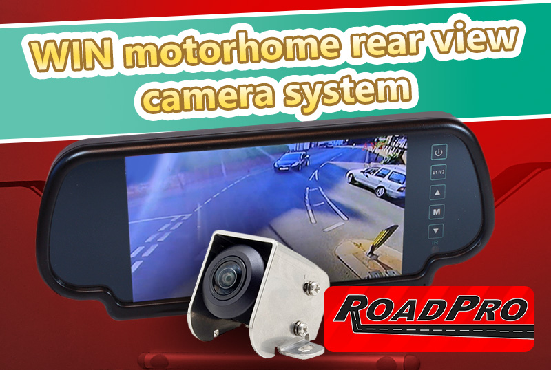 Win Camos Jewel Plus V2 rear view camera system for your motorhome