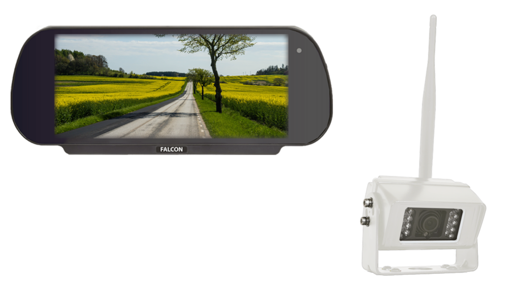 Win Falcon HD wireless rear view camera system for your caravan