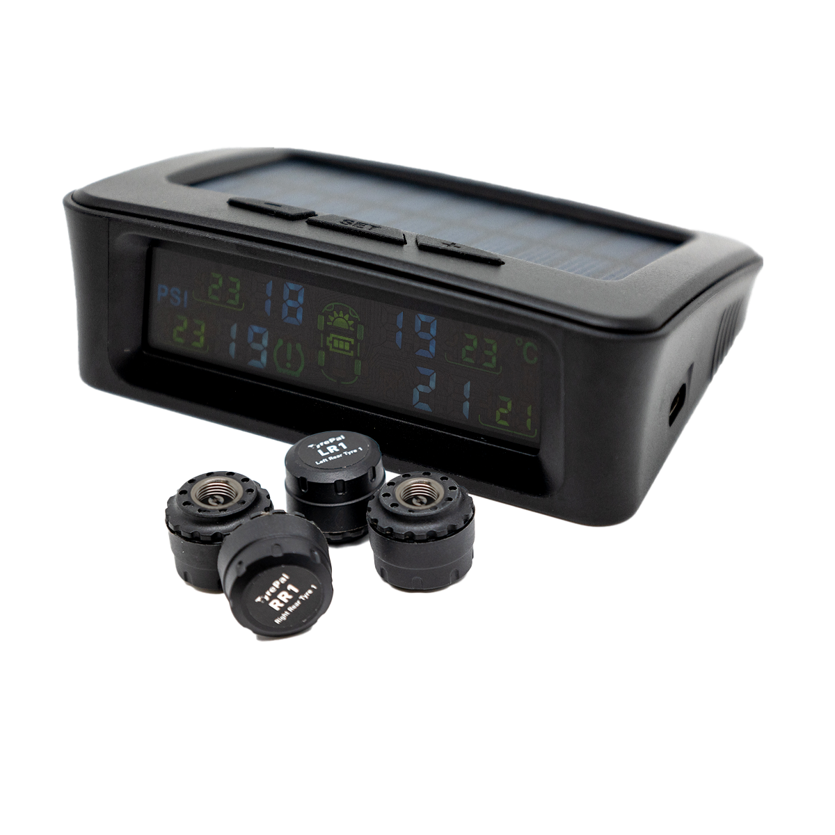WIN TyrePal Solar Colour Pro tyre pressure monitoring system